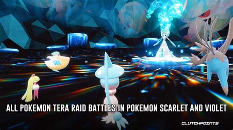 All Pokemon Tera Raid Battles In Pokemon Scarlet And Violet
