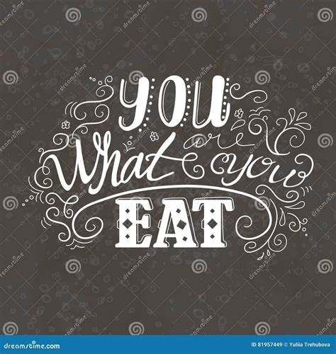 Vector Quote Hand Drawn Typographical Bacery Collection Poster With