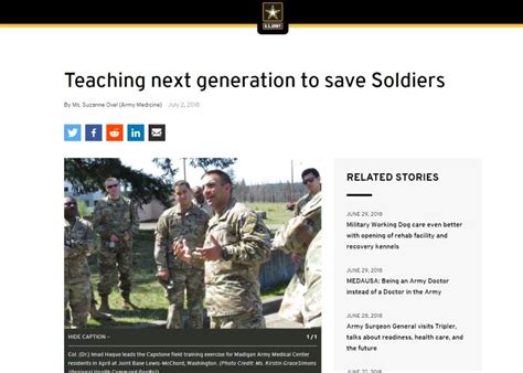 Madigans Col Imad Haque Usarmy Article Feature Now Getting Ready For His Ninth Deployment