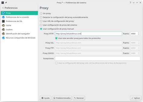 Configurar Proxy En ArchLinux Y Derivadas Ochobitshacenunbyte
