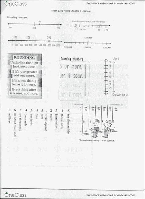 Math 1101 Lecture 4 Math1101 Chapter 1 Lesson 4 Oneclass