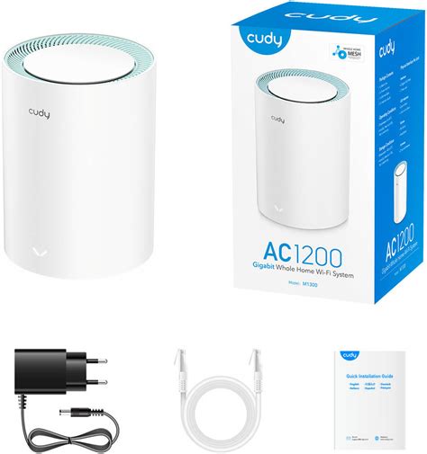 Cudy AC Gigabit Whole Mesh Wi Fi System Stream Dual Band Wi Fi Mbps Mbps Wi