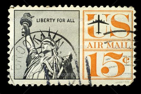 Antique Postage Stamps Old Postage Stamps From Usa Liberty Vintage