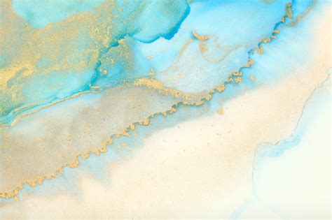 예술 추상 수채화와 아크릴 흐름 얼룩 그림 컬러 캔버스 대리석 텍스처 배경 알코올 잉크 수채화 물감에 대한 스톡 사진 및 기타 이미지 Istock