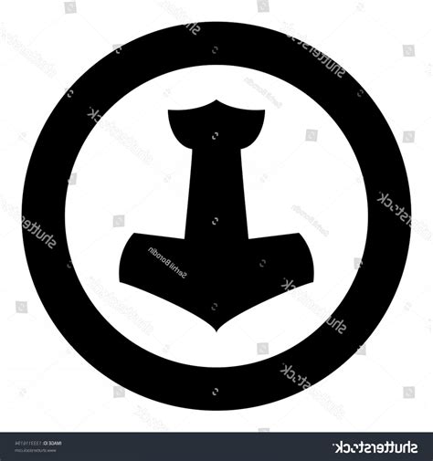 Mjolnir Vector At Collection Of Mjolnir Vector Free