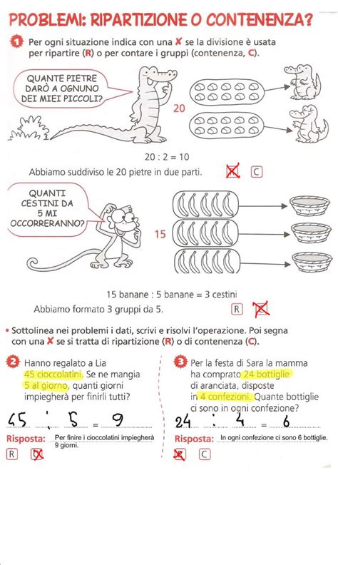 Diario Di Scuola E Non Solo Ripartizione E Contenenza
