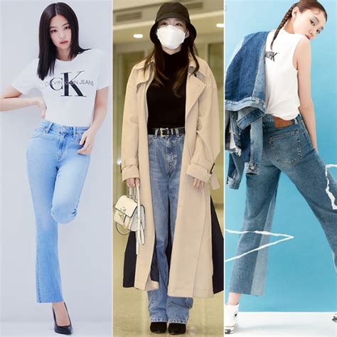제니의 봄 패션은 체형별 청바지 고르는 TIP 머니투데이