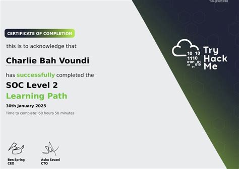 Cybersecurity Socanalyst Securityengineering Blueteam Threathunting Tryhackme Infosec