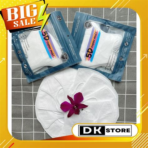 Free Ship 50 Chiếc Khẩu Trang 5D Thịnh Phát 3 Lớp Kháng Khuẩn
