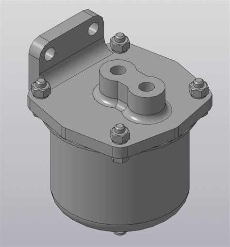 Фильтр топливный МТЗ 240-1105010 - Чертежи, 3D Модели, Проекты, Детали ...