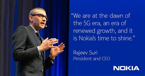 Nokia On Linkedin Rajeev Suri Talks About The 5g Era At Our Nokiaagm
