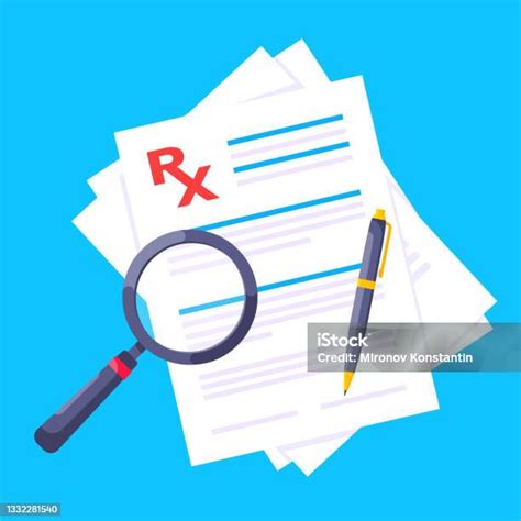 클립 보드 플랫 스타일 디자인 벡터 일러스트에 의료 Rx 양식 처방 0명에 대한 스톡 벡터 아트 및 기타 이미지 0명 건강