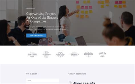 Personal Website HTML Template For Freelancers Novi
