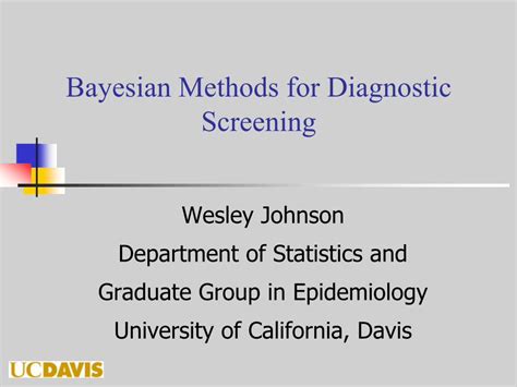 pdf bayesian methods for diagnostic screening facultyfaculty vetmed
