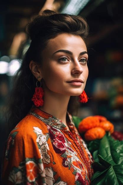 Premium Ai Image Cropped Shot Of A Beautiful Young Woman In An Exotic