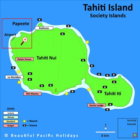 Tahiti Map
