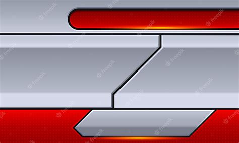 Premium Vector Abstract Red And White Overlapping Layers Background A Combination