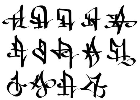 Gothic Script Art Gothic Script Art