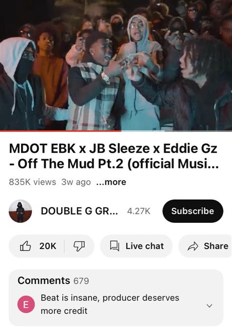 Mdot Ebk Next Up Close To A Million Views Within A Month R