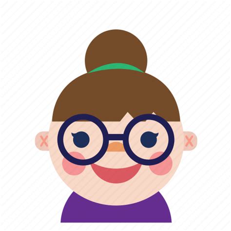 Avatar Baby Girl Kid Nerd Smiley Style Icon Download On Iconfinder