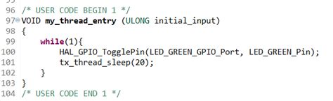 How To Create A Thread Using Azurertos And Stm32cu