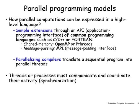embedded computer architecture 5sai0 multi processor systems ppt download