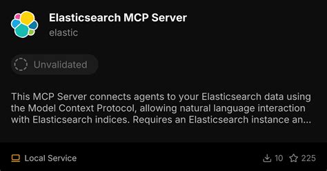 Elasticsearch Mcp 伺服器 Mcp Servers · Lobehub
