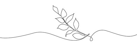 나무 잎 라인 아트입니다 열대 잎 한 줄 그리기 열대 야자수 잎의 연속 선 그리기 단 하나 1 선 이국적인 야자수 잎 외곽선 스케치를 남깁니다 0명에 대한 스톡 벡터 아트