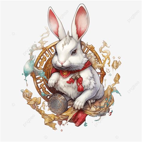 Zodiac Rabbit Smoke Cartoon Rabbit Clipart Cartoon Clipart Smoke