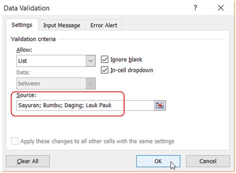 Cara Membuat Combo Box Berisi VALUE LIST Pada Lembar Kerja Microsoft Excel Niguru Indonesia