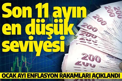 Son dakika Ocak ayı enflasyon rakamları açıklandı TRHaber