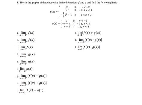 Solved Sketch The Graphs Of The Piece Wise Defined Functions Chegg
