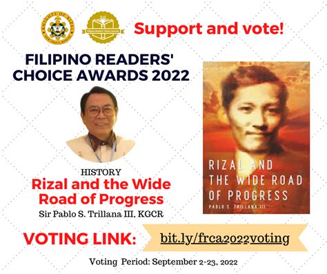 Vote And Support Our Brothers In The Filipino Readers Choice Awards