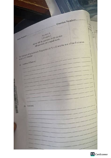 Wassce 2024 Core Maths Likely Questions Question Number Number Section A 40 Marks Answer The