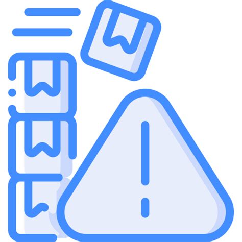 Warning Basic Miscellany Blue Icon