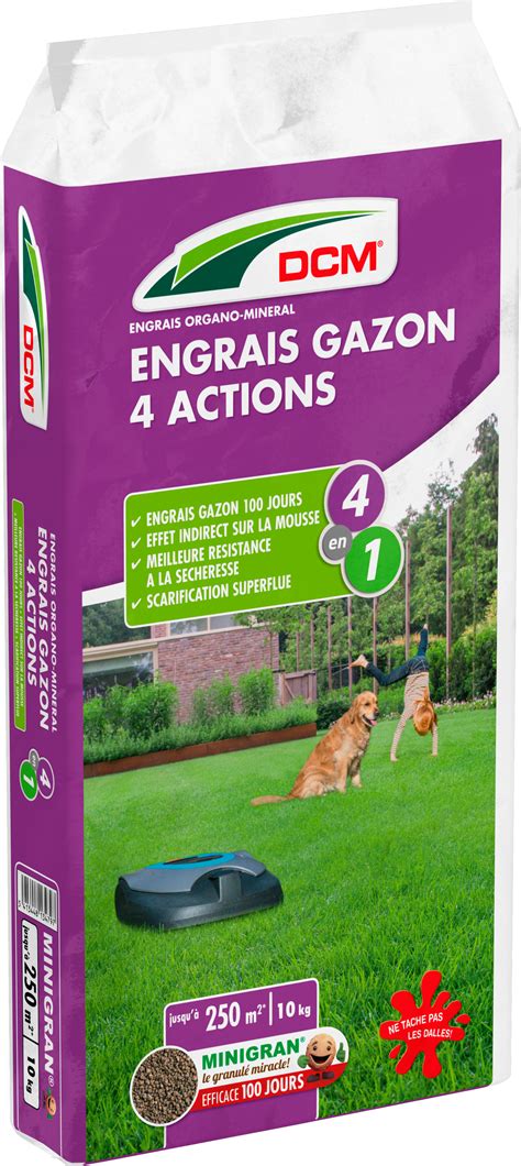 Engrais Gazon 4 Actions DCM