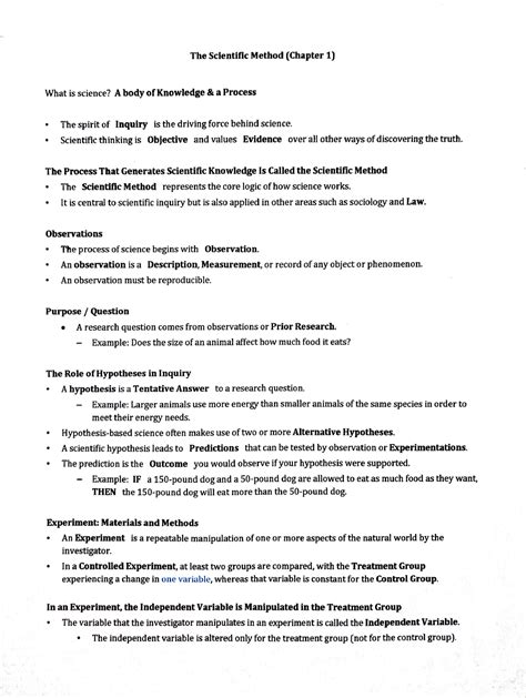 The Scientific Method Chapter Page The Scientific Method Chapter What Is Science A