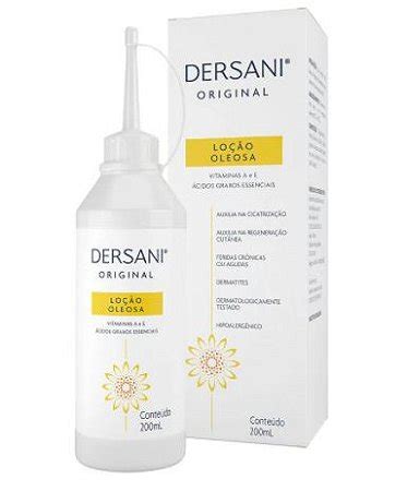 Dersani Loção Oleosa de Girassol AGE e TCM 200ml Saniplan Medical