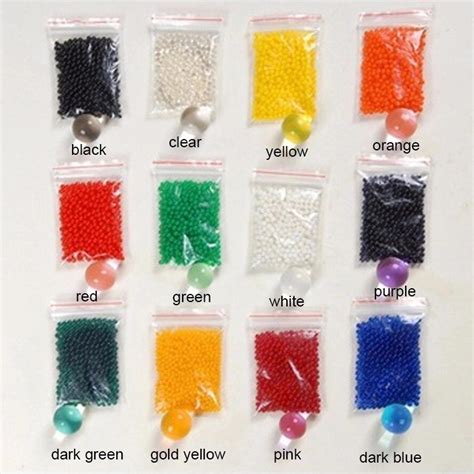 Hidrogel Bolas Orbeez mm Municiones Decoración Mercado Libre