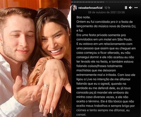 Acusada De Agressão Raissa Barbosa Termina Com Ex Ator Pornô