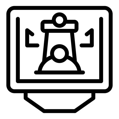 Chess Monitor Icon Outline Vector Online Design 15072789 Vector Art At