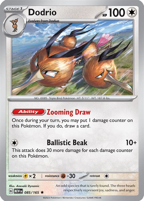 Dodrio 151 85 Bulbapedia The Community Driven Pokémon Encyclopedia