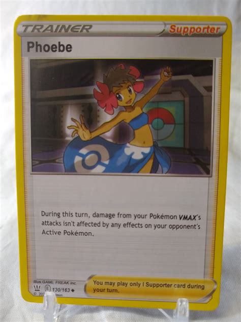 Mavin Pokémon Tcg Card Phoebe 130 163 Uncommon Battle Styles Trainer