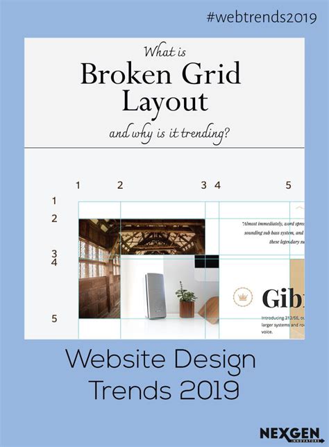 What Is Broken Grid Layout 🤔 A Grid Holds A Design Together Even When Elements Ar Grid