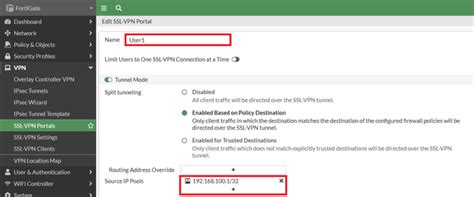 Technical Tip Reserve Ssl Vpn Client Ip Addresses Fortinet Community