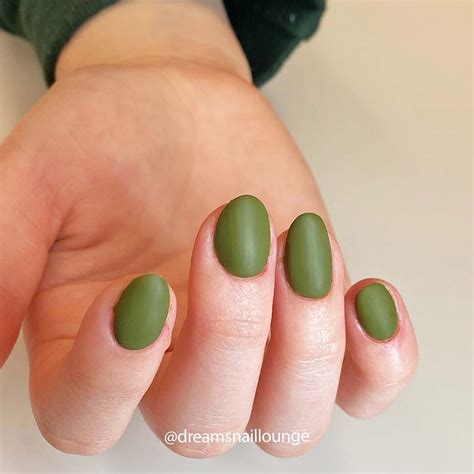 33 Chic Matte Olive Green Nails Ideas 2024 Nail Designs Daily