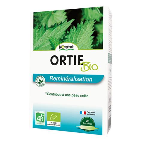 Ortie Bio 20 Ampoules Biotechnie Acheter Sur Greenweez