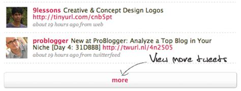 Twitter Like More Button With JQuery And Ajax