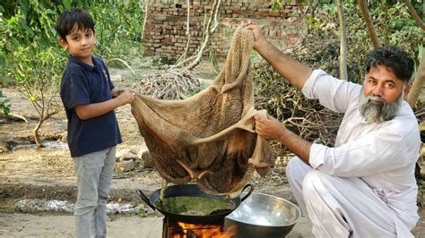 How To Clean And Cook Cow Intestine Ojri Recipe Boti Ka Salan