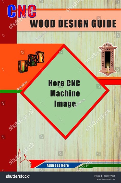 Cnc Machine Book Cover Design Stock Illustration 2606597885 Shutterstock